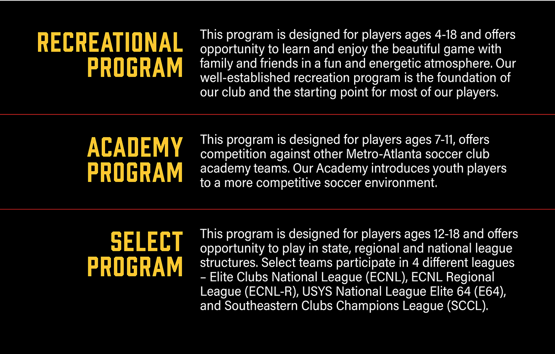 Player Development Pathway